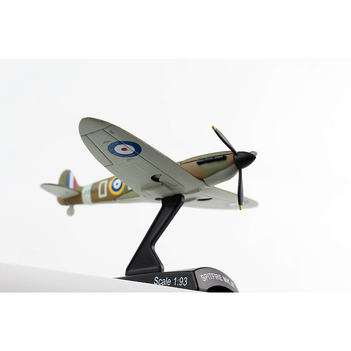 Daron Postage Stamp RAF Spitfire Mkii Battle of Britain Vehicle (1/93 Scale) , Brown