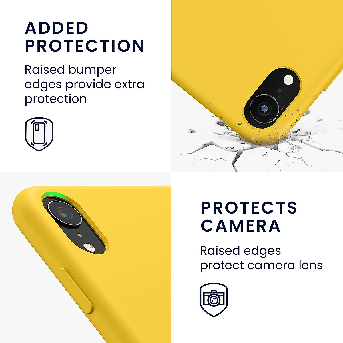kwmobile Case Compatible with Apple iPhone XR Case - TPU Silicone Phone Cover with Soft Finish - Honey Yellow