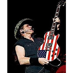 Ted Nugent Metallic Blue 80s Miniature Guitar Signature