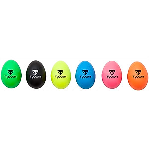 Tycoon Percussion Plastic Egg Shakers - Green