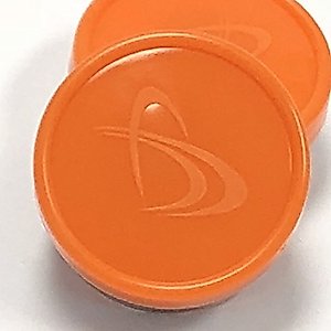 20mm Flip Off Caps Orange 100pk