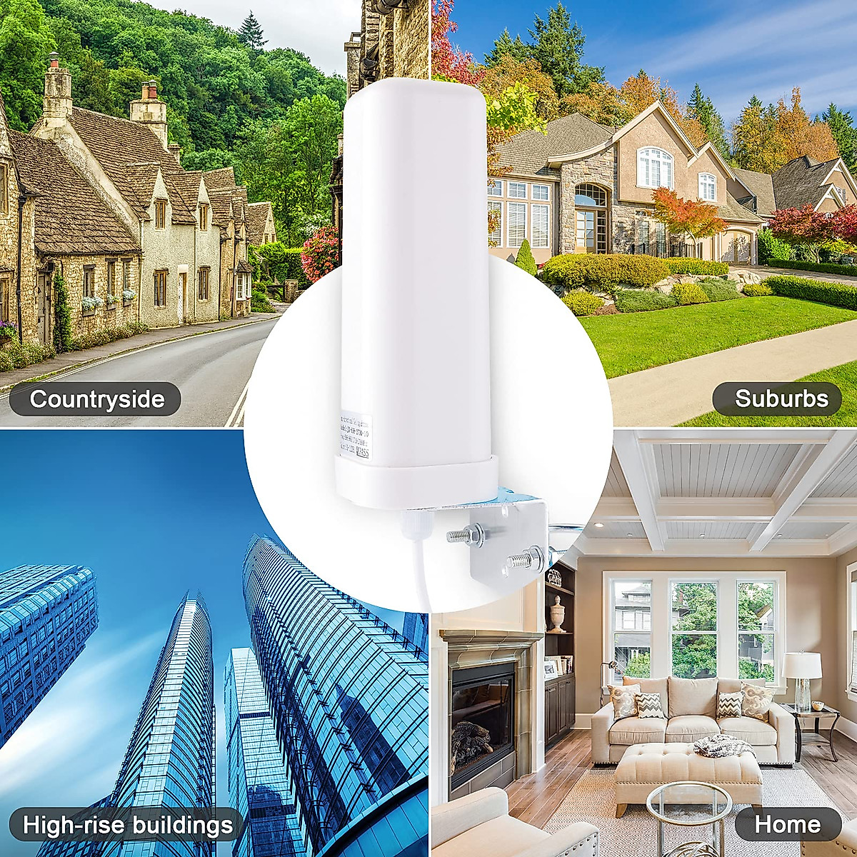 4G LTE Antenna: 4G Antennas Outdoor Dual SMA Male 3G / 4G / LTE Omni-Directional SMA Antenna for Router Mobile Hotspot Wireless Home Phone