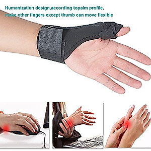 Lolicute Tenosynovitis Brace Trigger Thumb Splint Thumb Spica Splint Thumb Wrist Splint/Brace Wrist and Thumb Brace Baseball Thumb Guard Catching