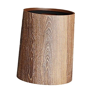 IEUDNS Waste Bin Trash Can Round Rubbish Bin Garbage Basket, Modern Garbage Can, Waste Basket for Office Toilet Bedroom Bathroom, Small