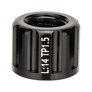 Colaxi Aluminum Alloy MTB Bike Thru Axle Nuts Bolt Skewer Road Mountain Bicycle Hub Quick Release Shaft Lever Replacement Adapter Screw Nuts, M15 1.5