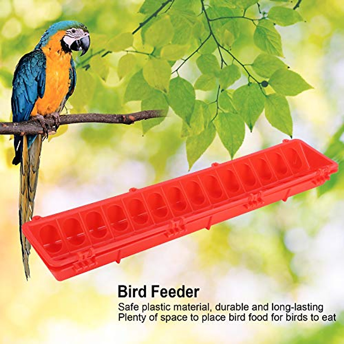 Bird Feeder, 5Pcs/Set Bird Feeder Container, for Starlings for Pigeons for Parrots