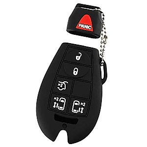 Key Fob Keyless Entry Remote Cover Protector for Jeep Dodge Chrysler (M3N5WY783X, IYZ-C01C, Fobik)
