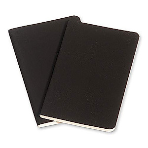 Moleskine Volant Journal, Soft Cover, XS (2.5" x 4") Ruled/Lined, Black, 56 Pages (Set of 2)