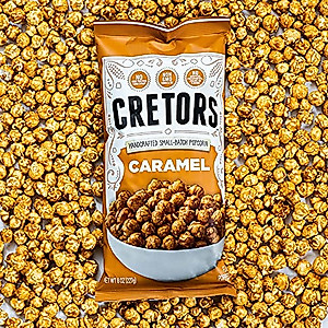 G.H. Cretors’ Caramel Corn – Irresistible Gourmet Caramel Popcorn Snacks in Individual Bags, 8 Oz (6 Pack)