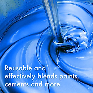 IMPRESA - [2 Pack] Paint Mixer for Drill - Extra Long Rust Proof Drill Mixer - Paint Stirrer Drill Attachment - Easy Cleaning Drill Paddle - Paint Stirrers - Paint Mixer for Drill 5 Gallon