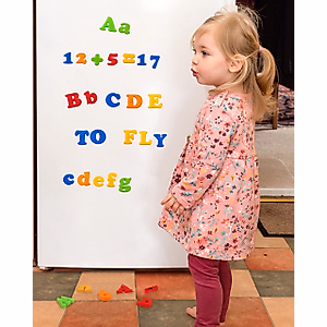 Coogam Alphabet Magnetic Letters Numbers Colorful ABC 123 Refrigerator Fridge Magnets Uppercase Lowercase Vocabulary Educational Toy Set for Preschool Learning Spelling Counting