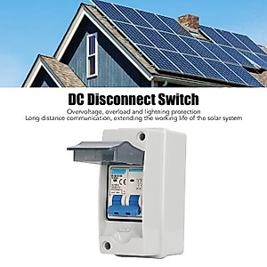 63A 1000V PV Solar Disconnect Switch IP65 Waterproof Photovoltaic Isolator Miniature Circuit Breaker Overvoltage Protection