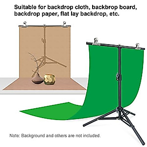 LINCO Lincostore Photography PVC Backdrop Background Small Support Stand System Metal 2.2ft Wide 2.6ft High