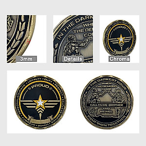 E-Coin U.S. Army Challenge Coin Brofist Soldier Veteran Gift