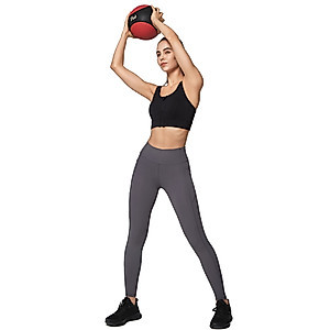 Yvette Zip Front Close Sports Bra - High Impact Full Support for Large Bust,Sewn in Pads,Wireless and Supportive, Black,M+