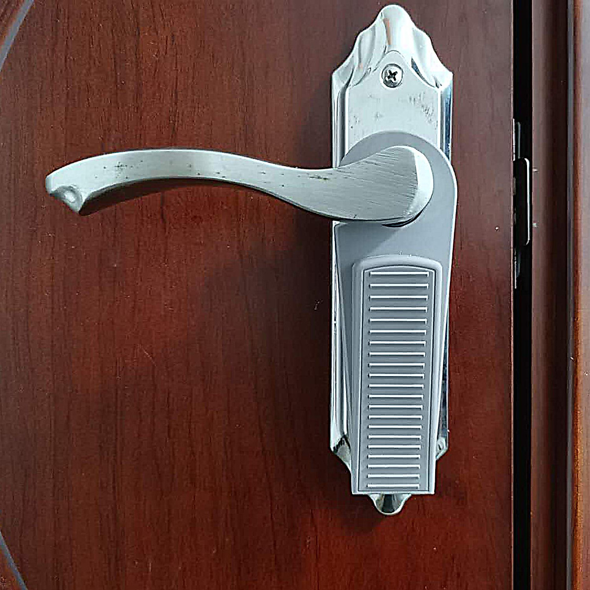 Rubber Door Stopper Multi Surface Anti Slippery Door Stop with Heavy Duty Design Flexible and Weddge Non Scratching Door Holder