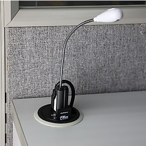SEDNA - 2.5" Grommet Hole - in Desk - USB 3.1 Gen I 3 Port Hub/BC 1.2 USB Charger with SD Card Reader