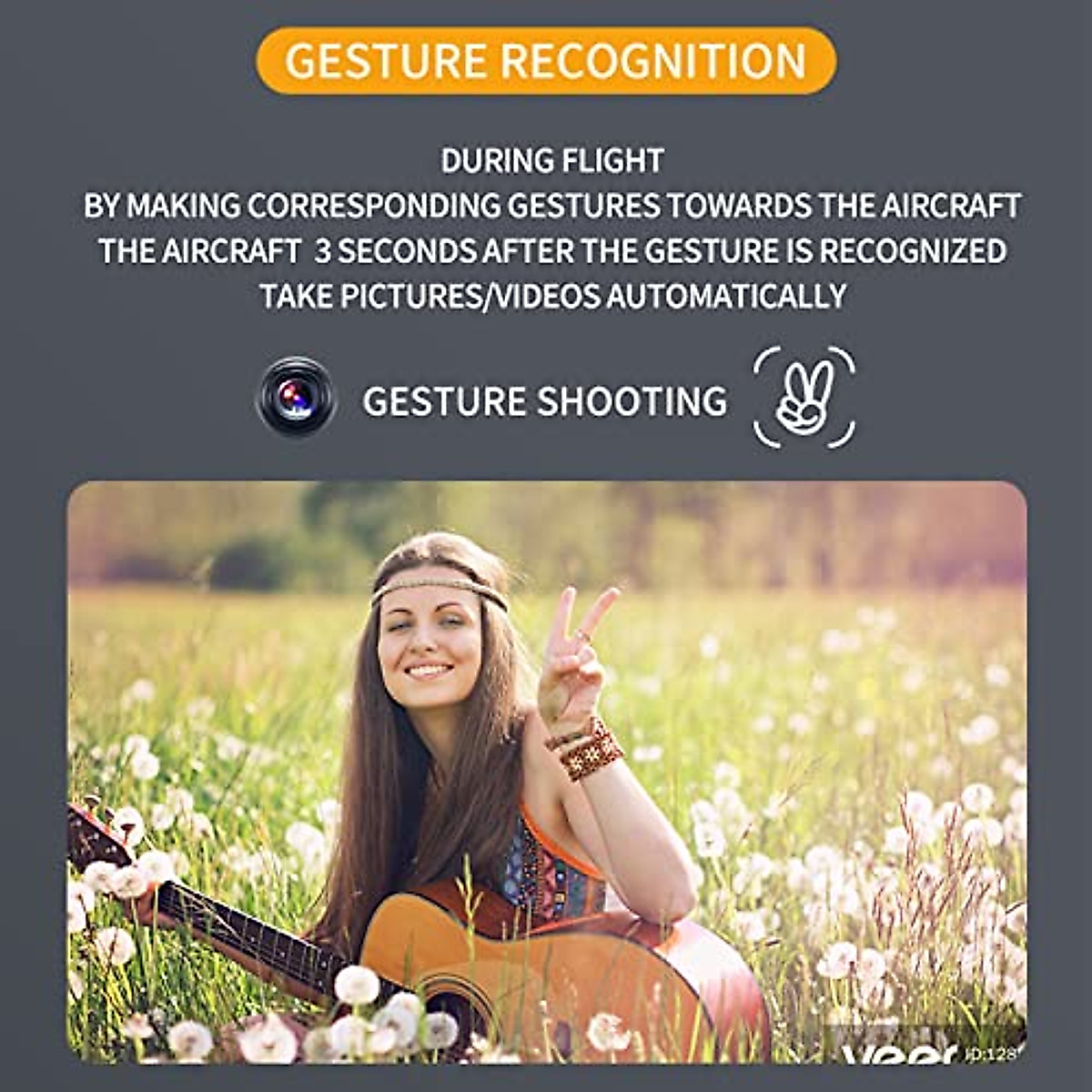 Mini Drone with 1080P Dual HD Camera - Drone with Camera for Adults, Foldable Remote Control Toys Gifts Small Drones for Kids, One Key Start, Altitude Hold, Headless Mode (Single Camera)