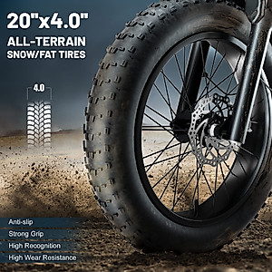 Accinouter SMLRO E5 Plus Electric Bike for Adults 20" x 4.0 Fat Tire with 2000W Dual Brushless Motor, 45 KM 30MPH Shimano 7 Speed MTB, 48V 18Ah Removable Battery, Cargo Bike