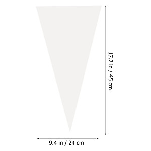 Baluue 50pcs Construction Pointing Bag Cement Piping Tool Grout Bag Building Bags Cement Bag Masonary Bag Tool Pastry Bags Disposable Sealer Work White Dedicated