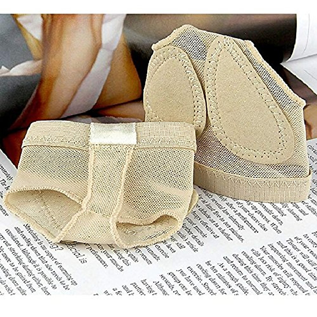 Dance Foot Thongs, Thong Toe Paws, Lyrical Shoes, Lyrical Ballet Belly Dance Foot Thongs, Dance Paw Pad Shoes Half Sole