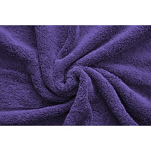 American Veteran Towel, Hand Towels for Bathroom Set of 4, 100% Cotton Turkish Hand Towel Sets Clearance Prime, Soft Drying Hand Face Towels, Purple Hand Towels