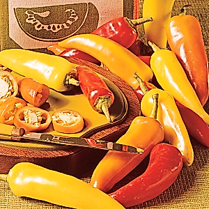 Burpee Hungarian Wax Hot Pepper Seeds 100 seeds