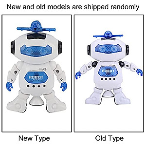 JTLB Robot Dancing Robot for Kids 22×14×9 360 Rotatable Lighting Dancing Humanoid Robot Toy Kid Children Playful Gift