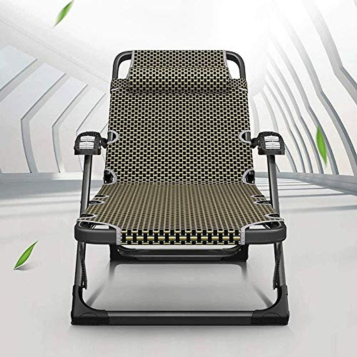 WYKDD Folding Zero Chair Outdoor Picnic Camping Sunbath Beach Chair Relax Chair Recliner Lounge Chairs