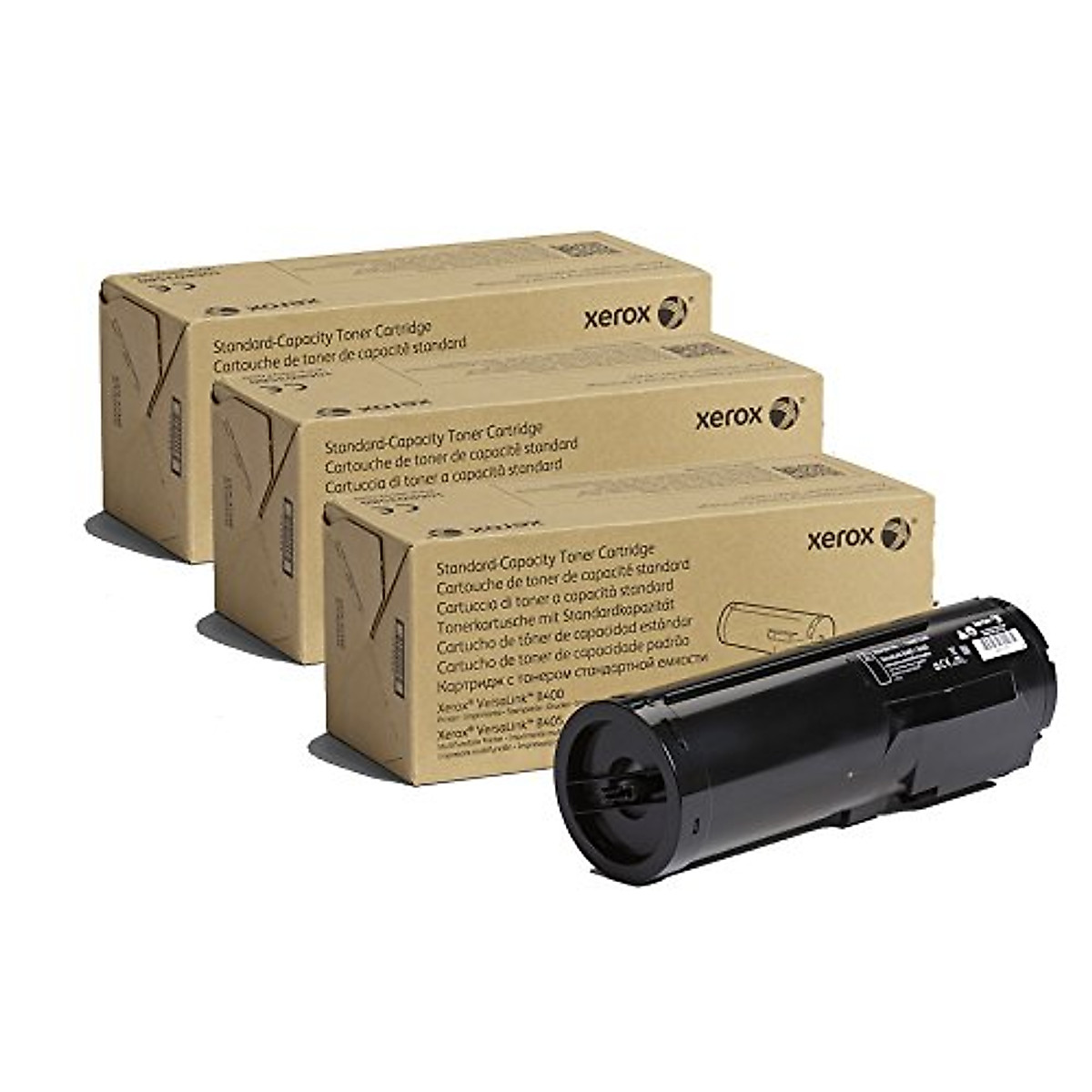 Xerox VersaLink B400/B405 Black Standard Capacity Toner Cartridge Multi-Pack (6,500 Pages) - 106R03580, 106R03580, 106R03580