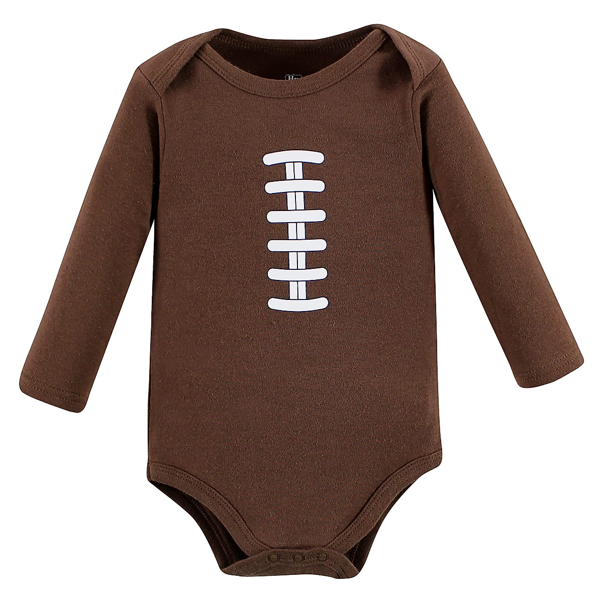 Hudson Baby baby girls Long-sleeve Bodysuits Hudson Unisex Cotton Long Sleeve Bodysuits Football Buddy 0 3 Months, Football Buddy, 0-3 Months US