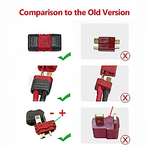 T Plug T Connector, Upgrade Version, 15 Female + 15 Males (15pair)