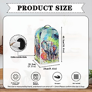 Eheartsgir Elephant Pattern Blender Cover Dust Covers for Kitchen Food Processor Stand Mixer Case Soy Milk Maker Cover for Kitchen Home Decor