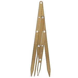 Eyebrow Ruler, Eyebrow Stencil Microblading Tattoo Eyebrow Ruler Golden Ratio Makeup Symmetrical Tool Accessory (golden)