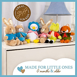 KIDS PREFERRED Peter Rabbit Classic Stuffed Animal Characters 6 Piece Gift Set 9 Inch Plush Toys for Infants Babies and Kids Based on The Beatrix Potter Books