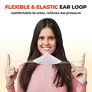 KN95 Face Mask Disposable Adults - 100 Pack Adjustable KN95 Mask 5 Layer Protection Breathable Comfortable Respirator Women Men KN95 Face Mask Individually Wrapped