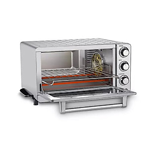 Cuisinart TOB-7FR Toaster Oven Broiler with Light Certified Renewed, Silver