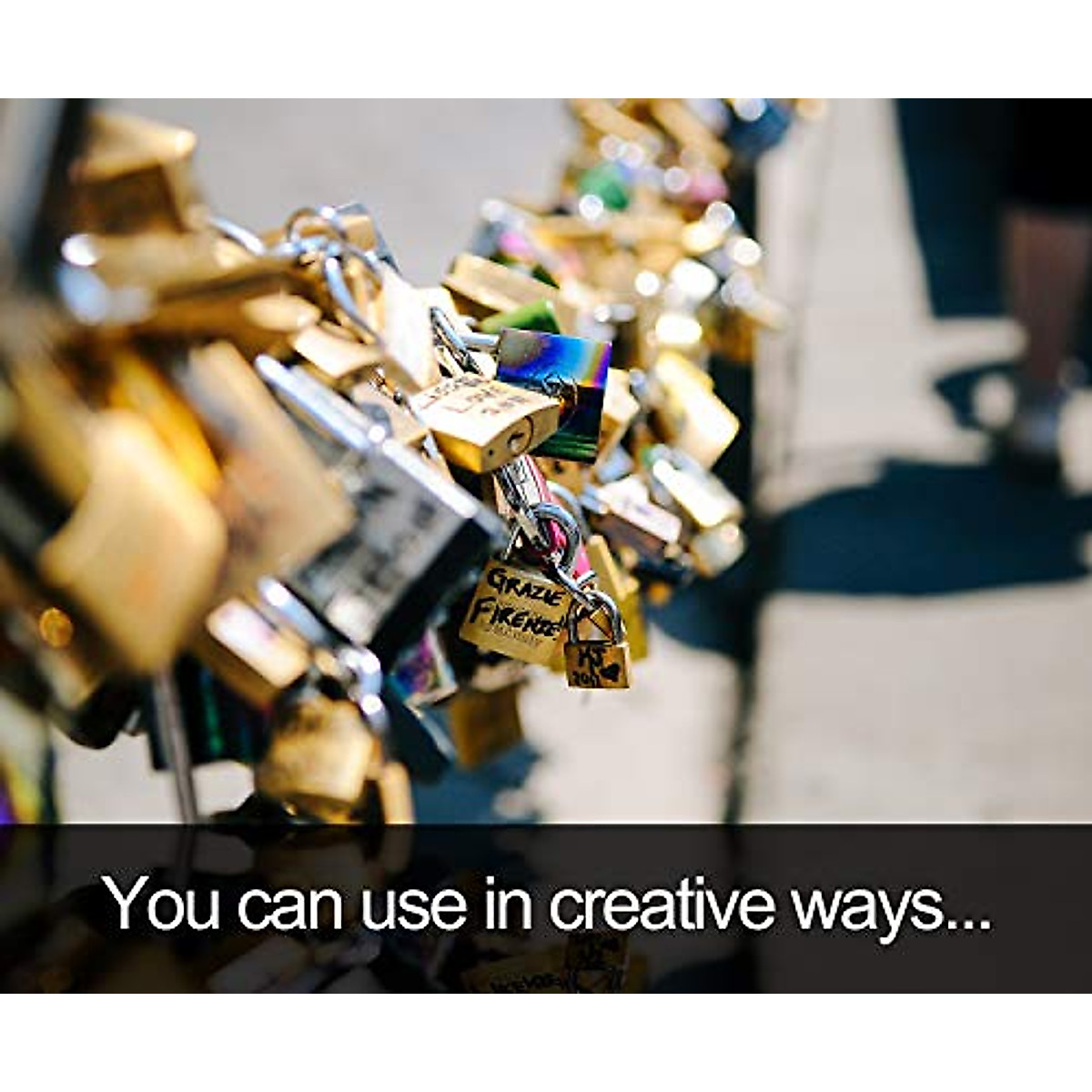 NextClimb Heavy Duty 2" Large Padlock with 10 Matching Keys - Weatherproof Rust Resistant Steel Brass Keyed Aylock for Outdoor Fence, Door, Gym, Storage Unit