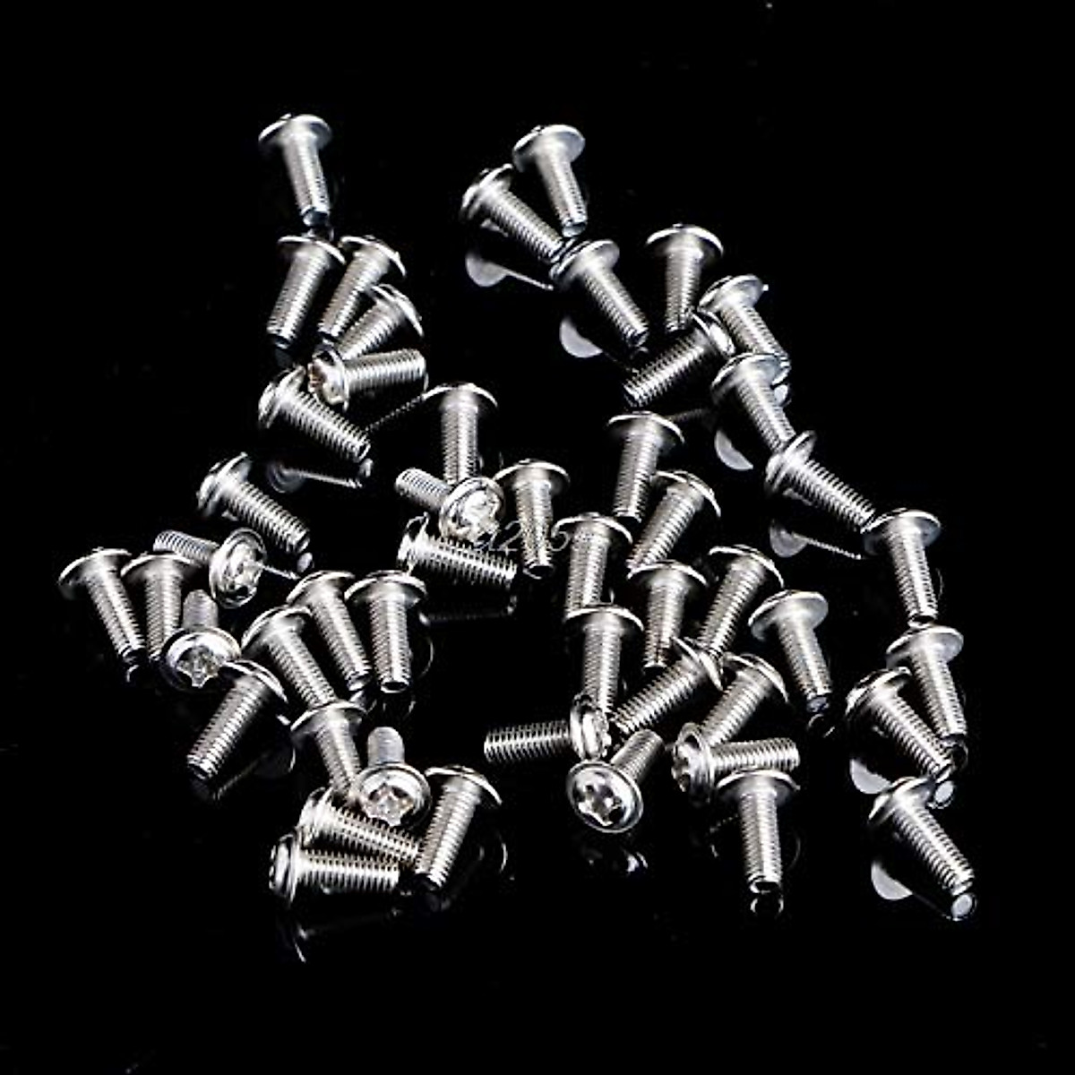 Screw 50 Pcs Quadrex Head Short Computer Case Motherboard Screws T16