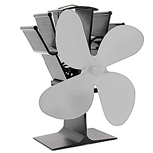 SF104 4 Blades Heat Powered Stove Fan for Wood Log Burner Heater Fireplace Fuel Room heater Fire in winter Fireplace cooling