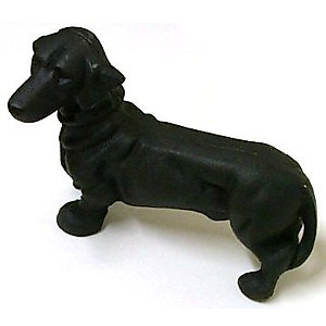 Cast Iron Dachshund Doorstop by GSM