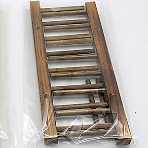 Yinrunx Bamboo Wooden Dish Rack Plates Holder, Book Pot Lid Cutting Board Drying Rack Stand Storage Holder Kitchen Storage Cabinet Organizer For Dish / Plate / Bowl / Cup / Pot Lid / Cutting Board