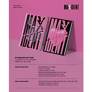 DREAMUS Stray Kids - MAXIDENT Standard Edition CD+Pre-Order Benefit (Heart ver.), (JYPK1467)