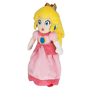 Sanei Super Mario All Star Collection - AC05 - 10" Princess Peach Small Plush,Pink
