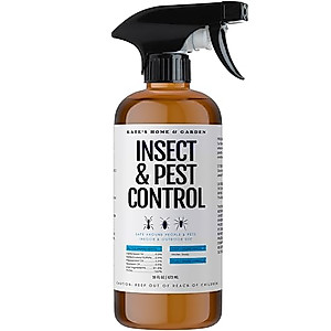 Insect & Pest Control Spray for Home and Kitchen with Peppermint Oil & Cedarwood Oil (16oz) - Kate's Home & Garden. Repels Ants, Spiders, Flies, Insects Indoor & Outdoor. Non-Toxic. Made in USA.
