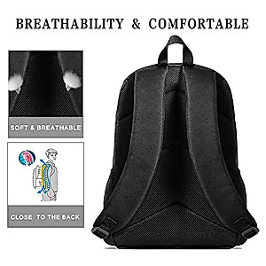 Game Backpack with Side Pockets Multifunction Laptop Bag Unique Book Bag Durable Travel Bag for Boy Girl Teen Adult