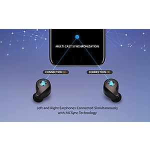 COWON Gala - Hybrid Active Noise Cancelling Bluetooth 5.2, True Wireless Earbuds with Wireless Charging Case, IPX4, One-Touch Change Mode, Built in 3 Microphones, Auto Pairing (Red Black)