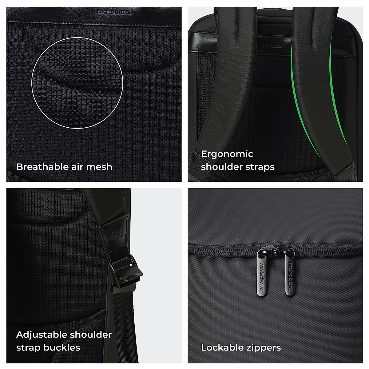 MOKOBARA Unisex-Adult The Transit Backpack Laptop Bag Medium Crypto