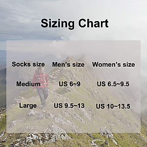 JANFINE Merino Wool Hiking Socks Thermal Warm Cushion Boot Socks for Men & Women（（Dark Grey(2 pairs),US Size 9-13）