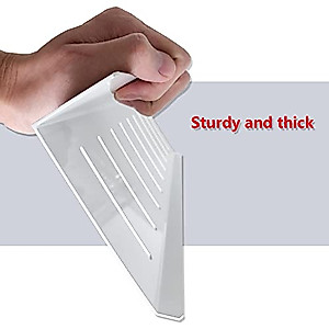 YeulYuuri Shower Shelf,No Drilling Shower Shelf Wall Mounted,Large Size, 15.5 x 5 x 1.89 inch, Stainless Steel Rack Wall Mounted Storage Organizer for Kitchen…